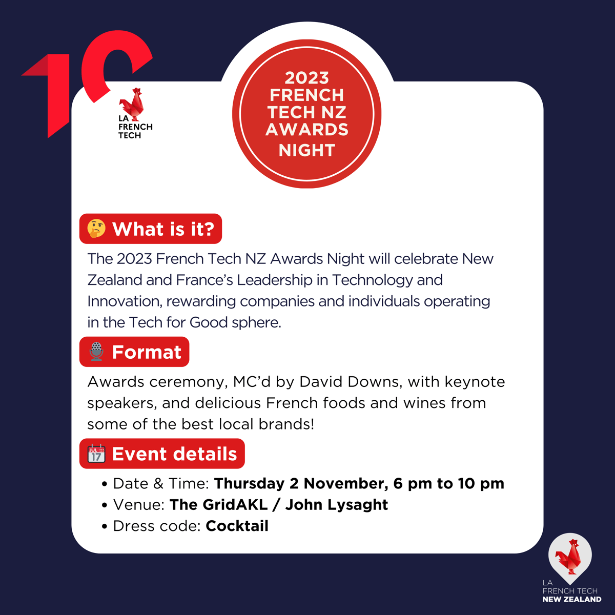 10-year Anniversary | La French Tech NZ